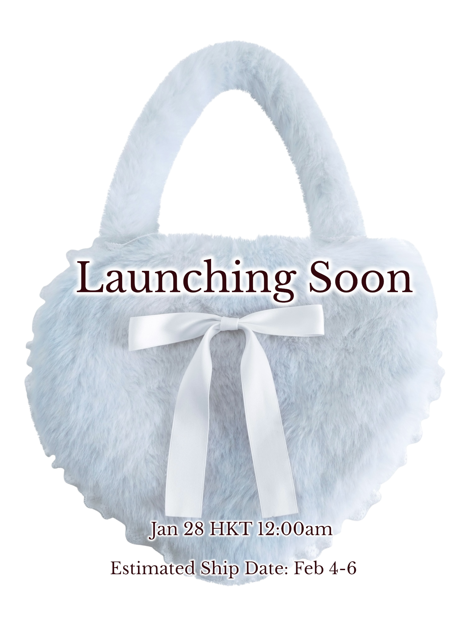 My True Form Fawn Heart Bag (Snow Blue) – Angel Ruche